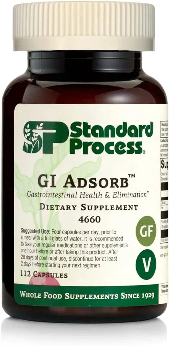 Standard Process GI Adsorb for Gastrointestinal Health and Elimination ...