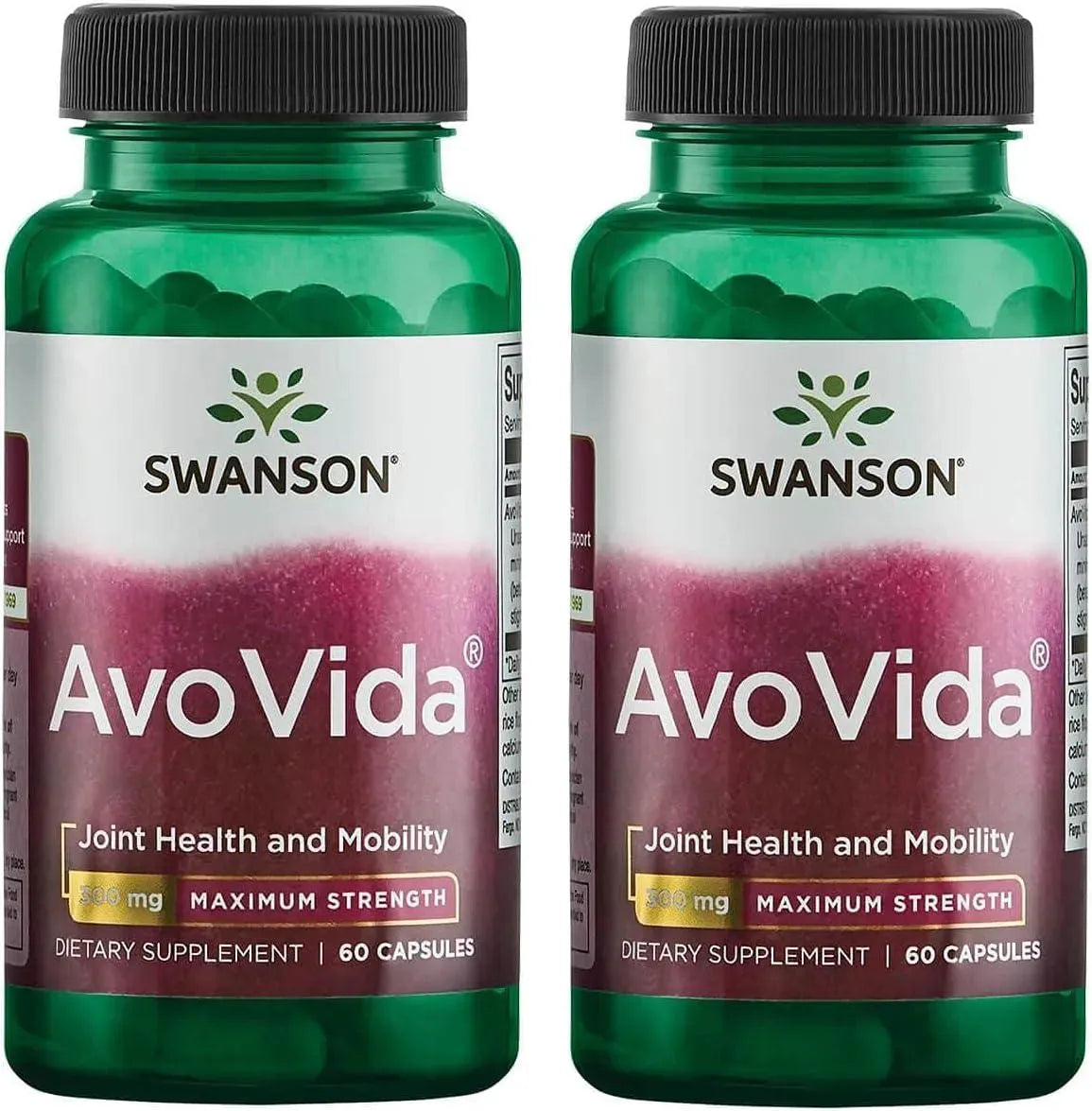 Swanson Avocado Soy AvoVida 300Mg. 60 Capsulas 2 Pack – The Red Vitamin MX