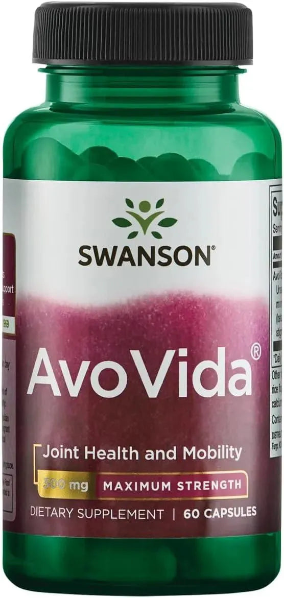 Swanson Avocado Soy AvoVida 300Mg. 60 Capsulas – The Red Vitamin MX