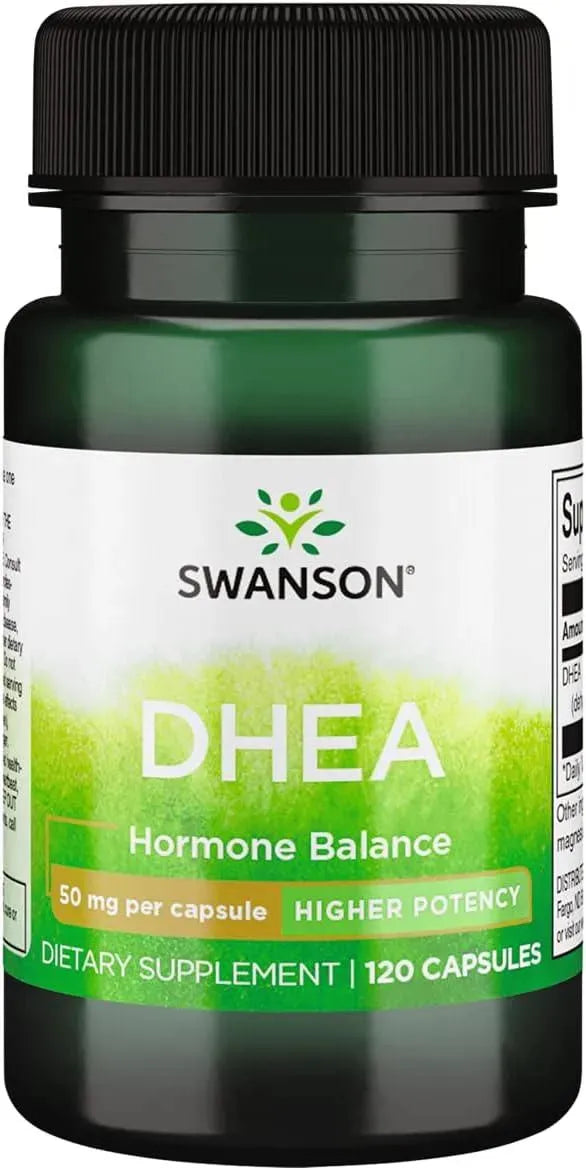 Swanson DHEA-Natural Supplement 50Mg. 120 Capsulas – The Red Vitamin MX