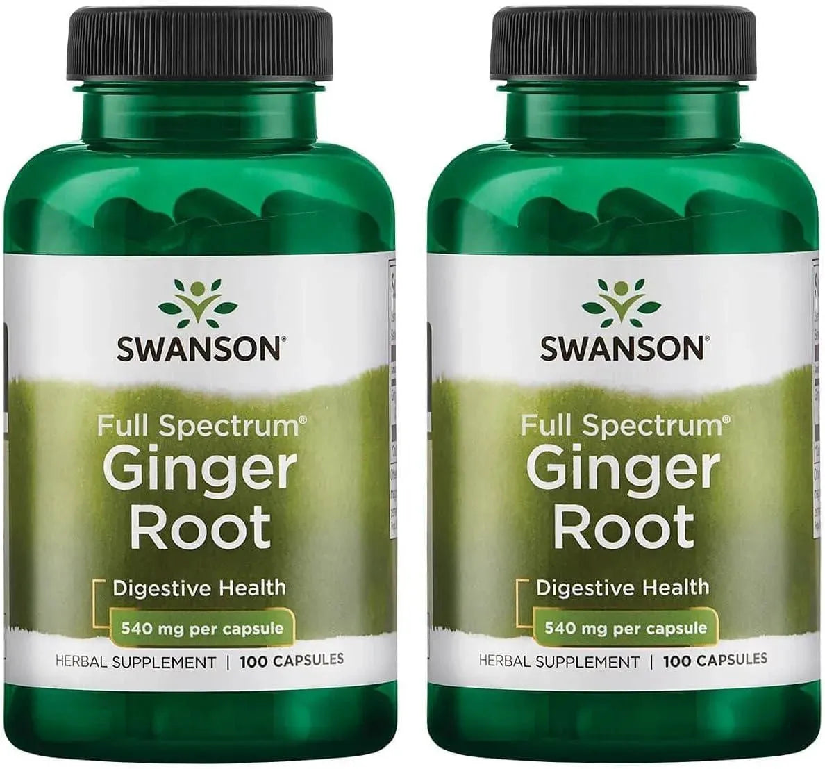 Swanson Full Spectrum Ginger Root 540Mg. 100 Capsulas 2 Pack – The Red ...