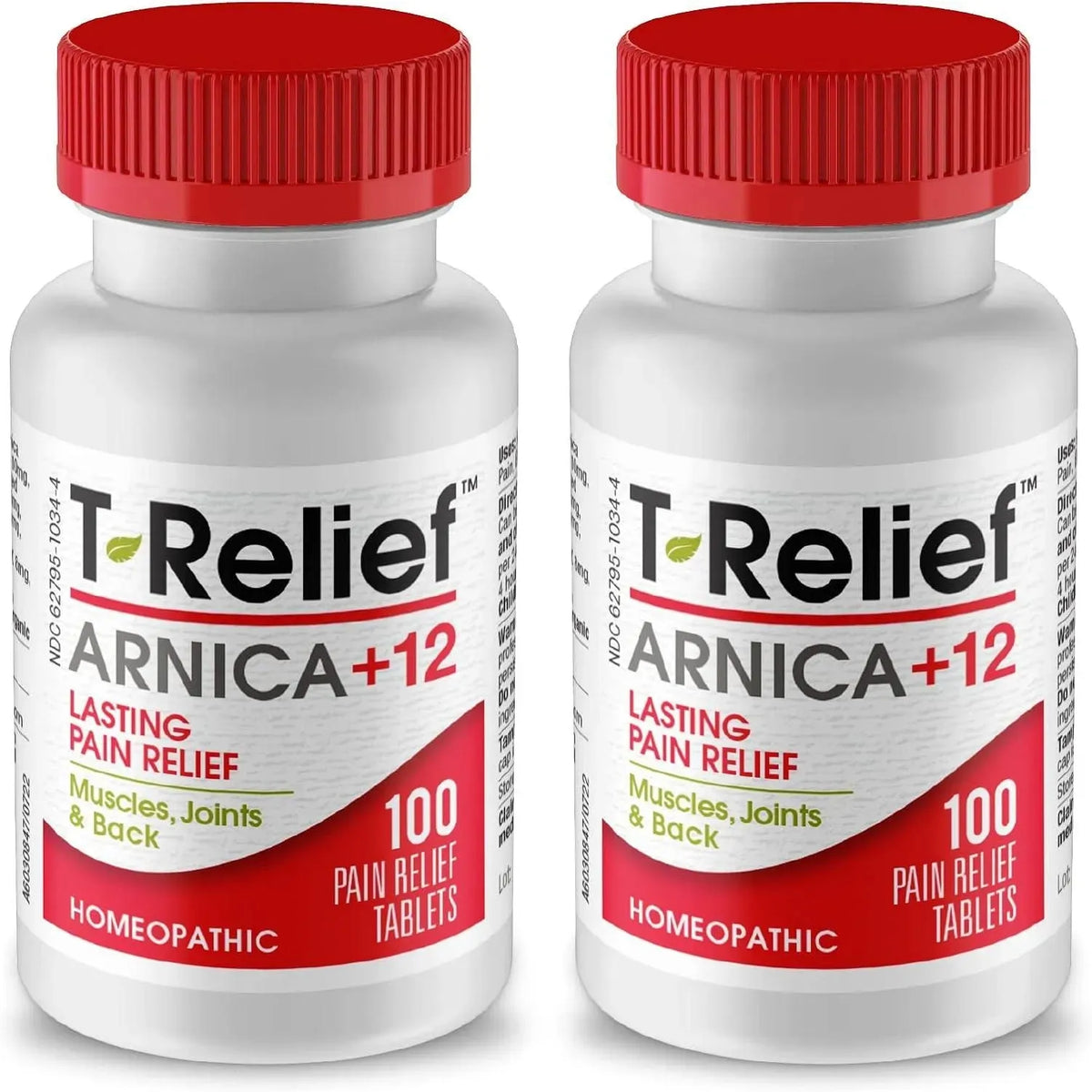 T-Relief Arnica +12 Natural Relieving Actives 100 Tabletas 2 Pack – The ...