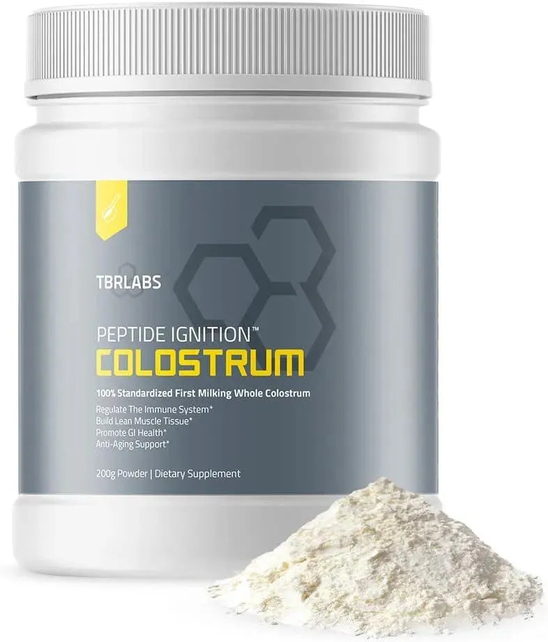 TBR Labs Bovine Colostrum Powder with Immunoglobulins and Lactoferrin ...