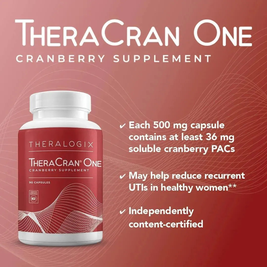 THERALOGIX TheraCran One Cranberry Capsules 90 Capsulas – The Red ...