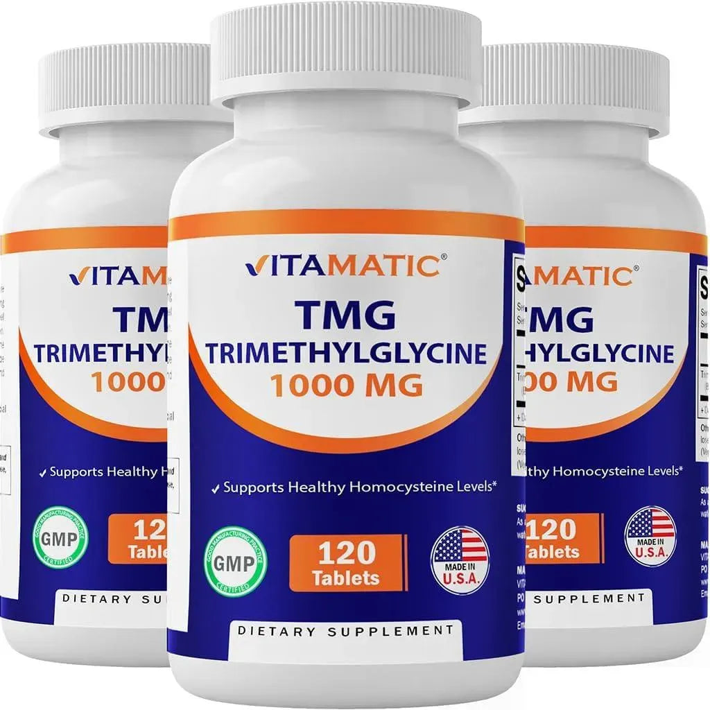 Vitamatic TMG 1000Mg. 120 Tabletas 3 Pack – The Red Vitamin MX