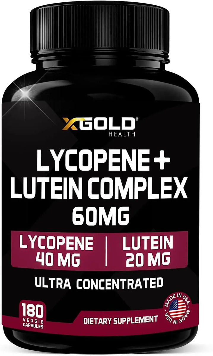 X Gold Health Lycopene + Lutein 180 Capsulas – The Red Vitamin MX