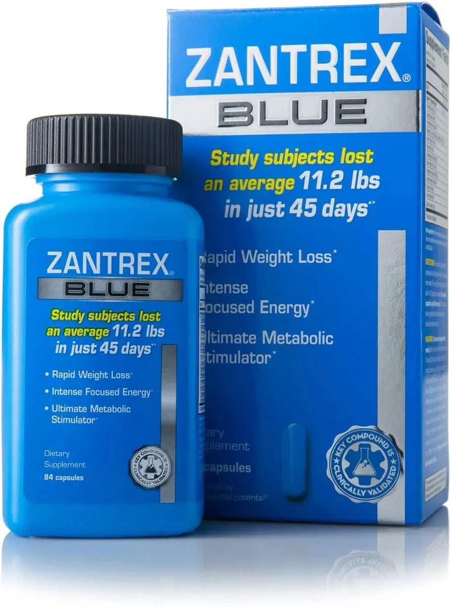 Zantrex Blue High-Energy Rapid Weight Loss Supplement 84 Capsulas – The ...