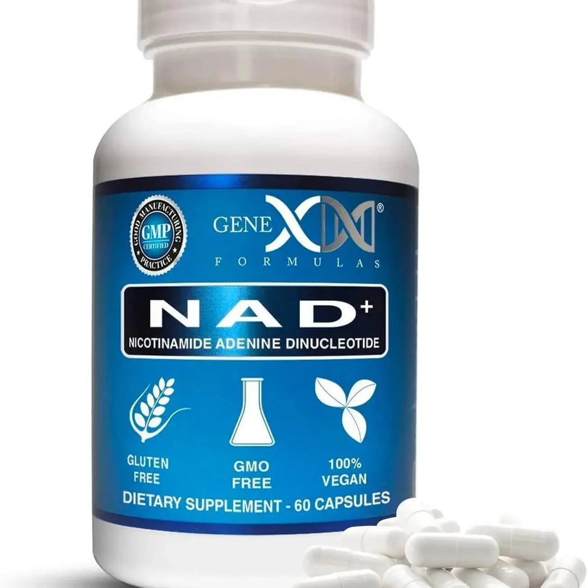 Genex NAD+ 250Mg. 60 Capsulas – The Red Vitamin MX