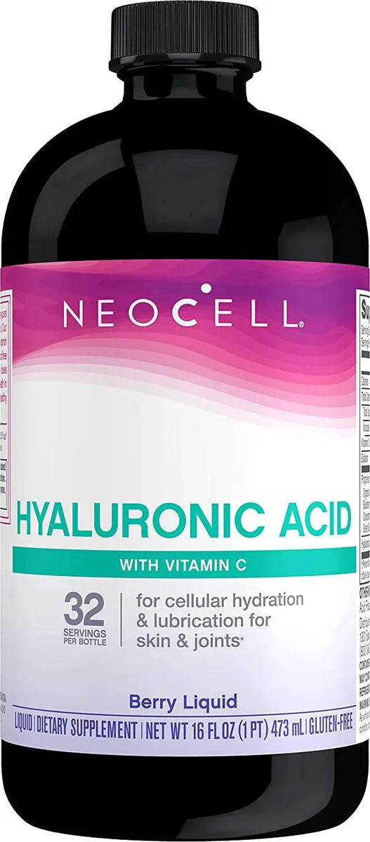 NeoCell Hyaluronic Acid Berry Liquid with vitamin C 16Oz. – The Red ...