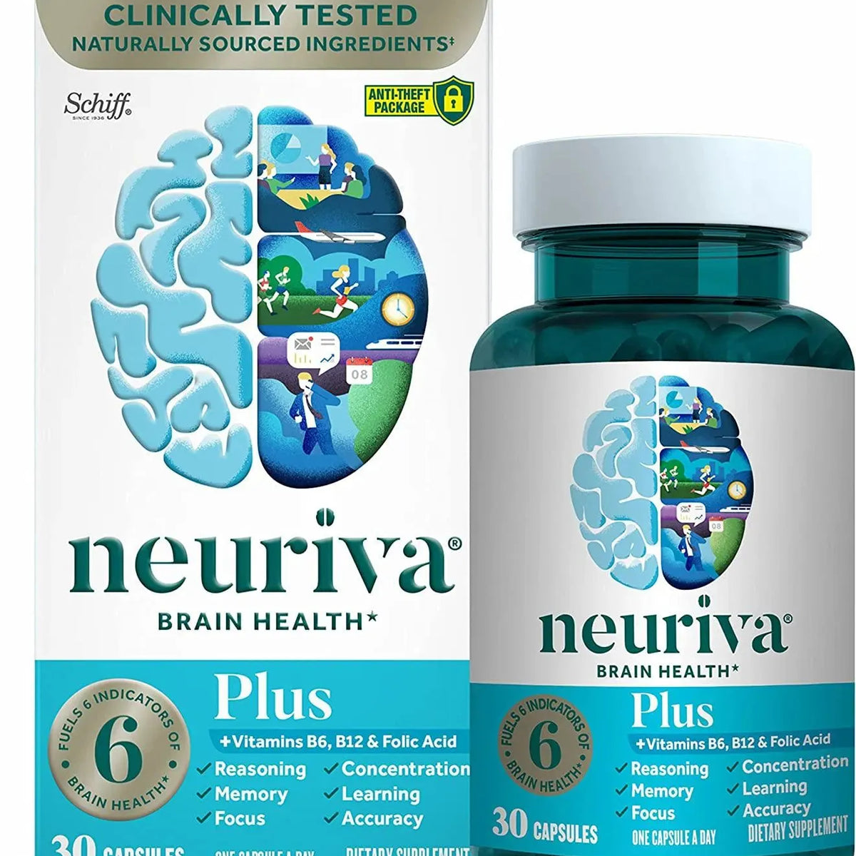 Neuriva Brain Health Plus Brain Supplement For Memory 30 Capsulas – The ...