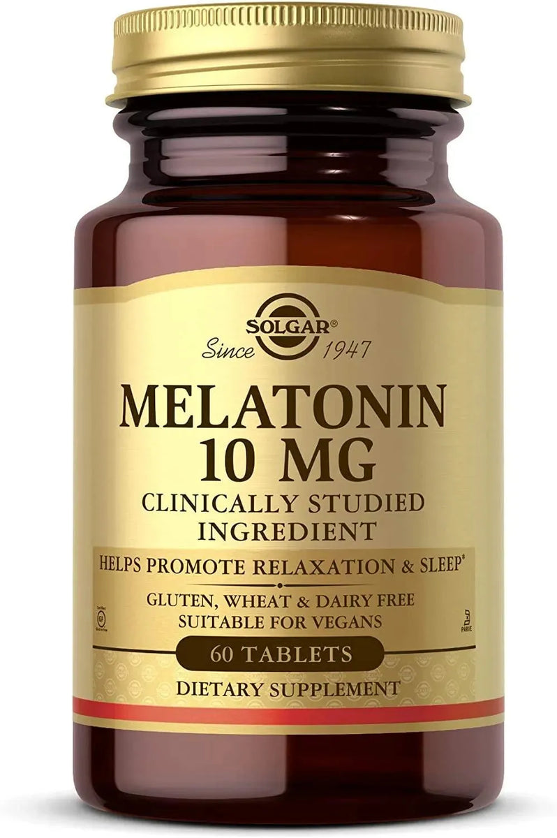 Solgar Melatonin 10Mg. 60 Tabletas – The Red Vitamin MX